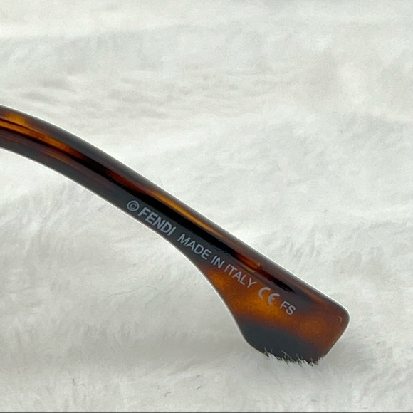 Fendi | Accessories | Fendi Glasses New Authentic Gold F Logo Optical ...